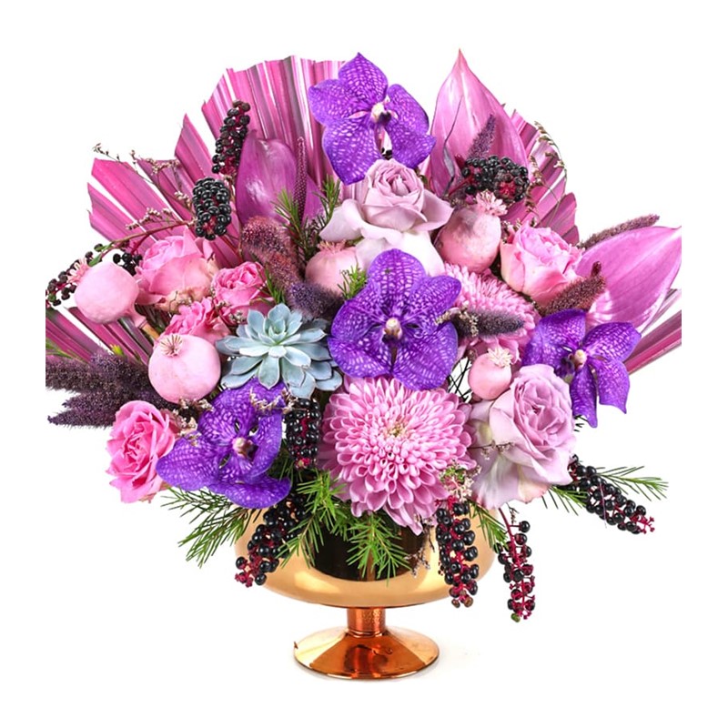 Luxury Vanda Vase | Taze Çiçek
