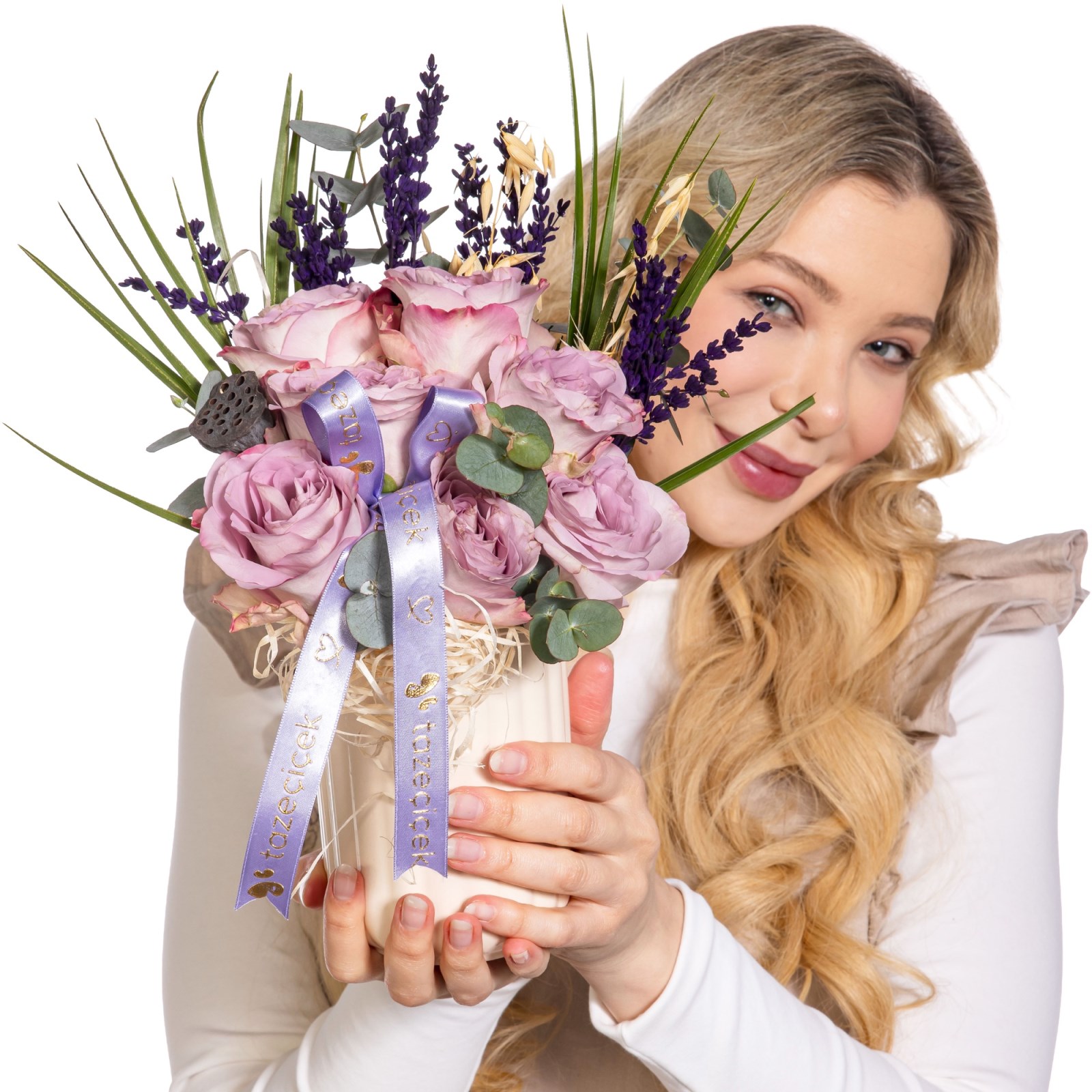 Lavender Calm Lila Güller | Taze Çiçek