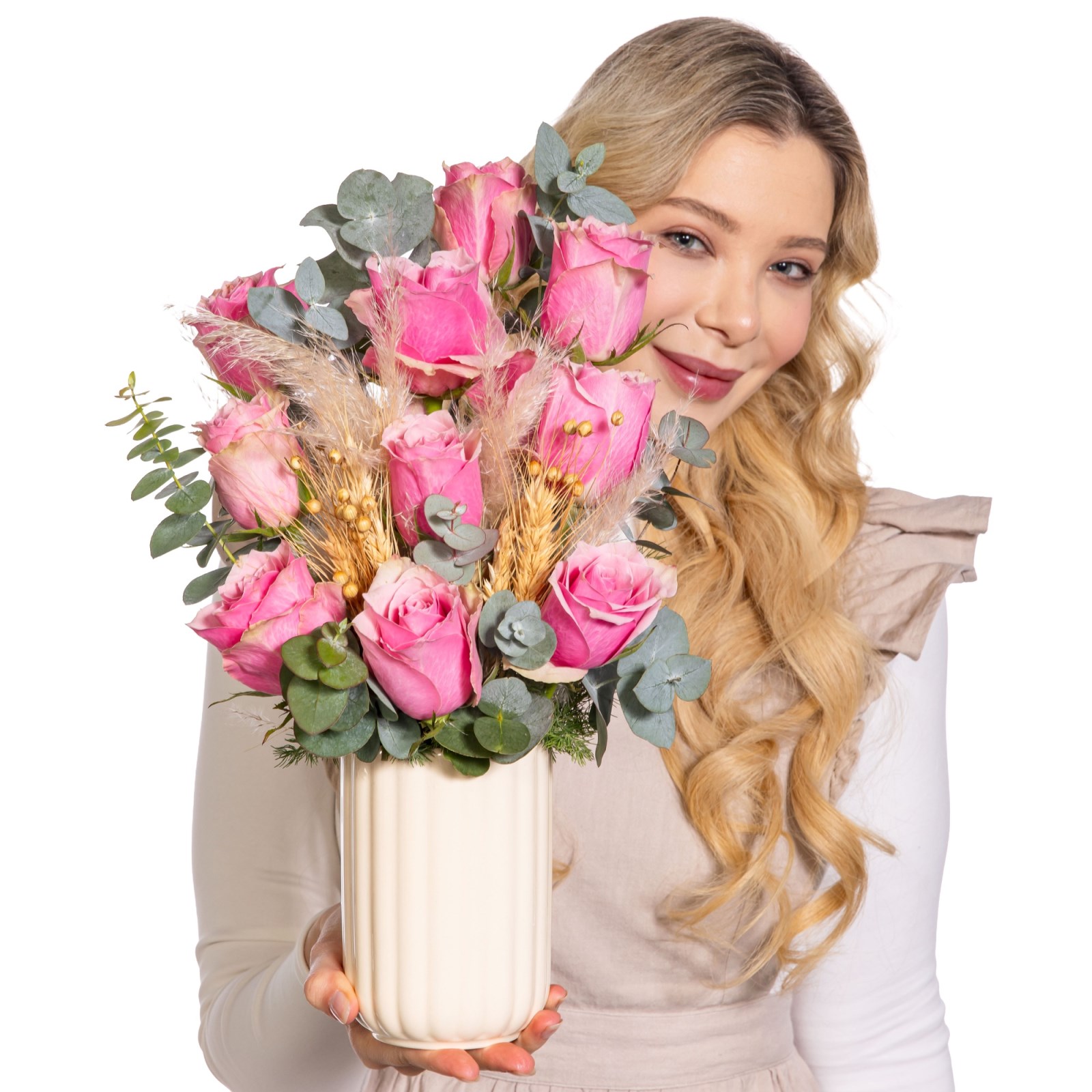 Atelier Garden Pembe Güller | Taze Çiçek