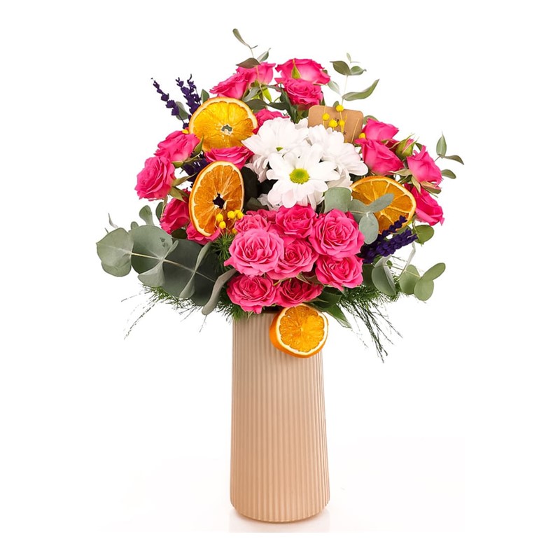 Delicate Daisy Blush Pembe Güller | Taze Çiçek